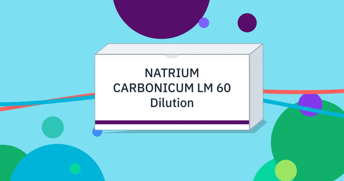 Symbolbild: Packung mit der Aufschrift NATRIUM CARBONICUM LM 60 Dilution (PZN 12961897) – Verfügbarkeit und Bezug in Apotheken in Frankfurt am Main