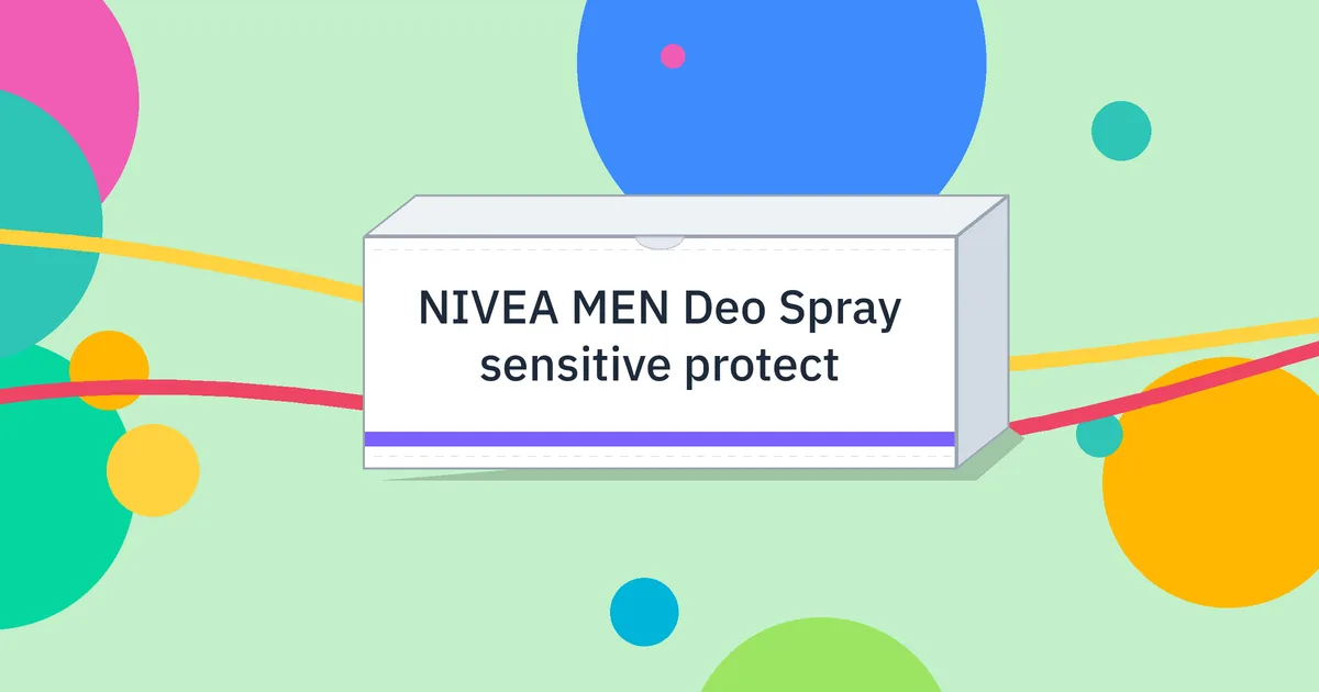 Symbolbild: Packung mit der Aufschrift NIVEA MEN Deo Spray sensitive protect (PZN 11325998) – Verfügbarkeit und Bezug in Apotheken in Frankfurt am Main