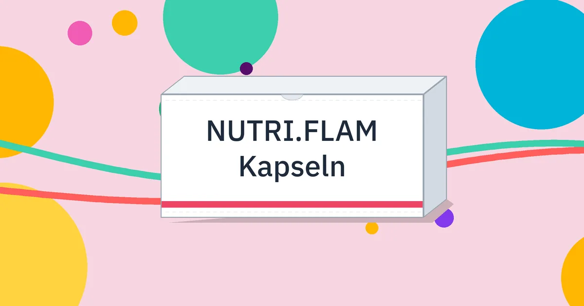 Symbolbild: Packung mit der Aufschrift NUTRI.FLAM Kapseln (PZN 17165656) – Verfügbarkeit und Bezug in Apotheken in Frankfurt am Main