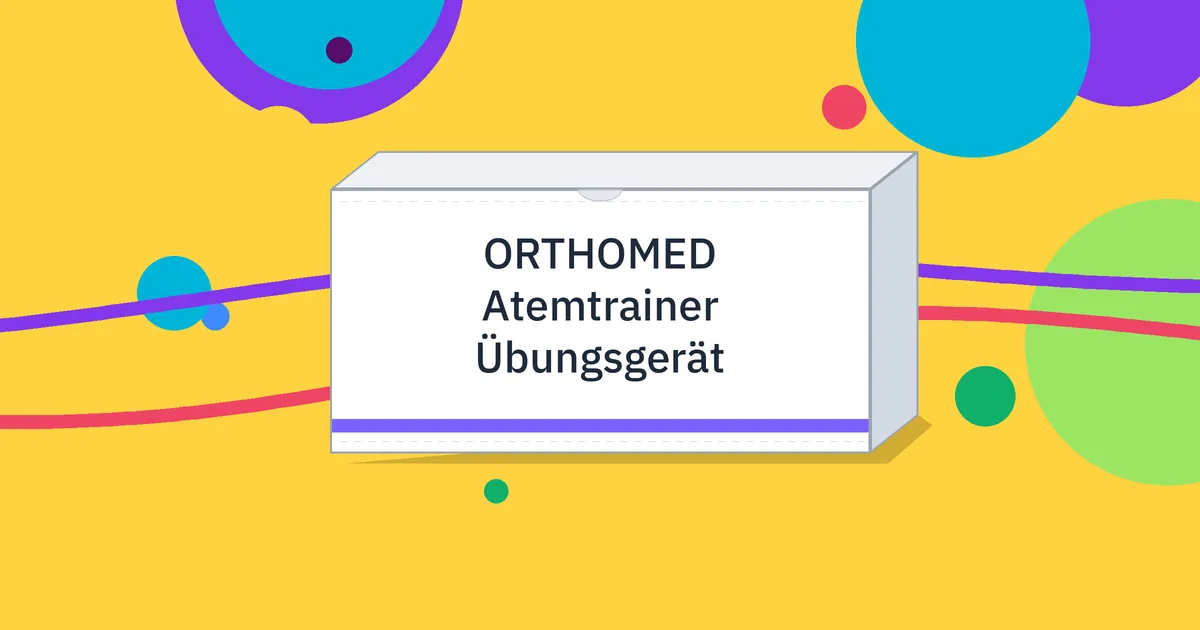 Symbolbild: Packung mit der Aufschrift ORTHOMED Atemtrainer Übungsgerät (PZN 19466617) – Verfügbarkeit und Bezug in Apotheken in Frankfurt am Main