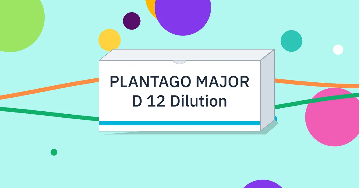 Symbolbild: Packung mit der Aufschrift PLANTAGO MAJOR D 12 Dilution (PZN 07177486) – Verfügbarkeit und Bezug in Apotheken in Frankfurt am Main
