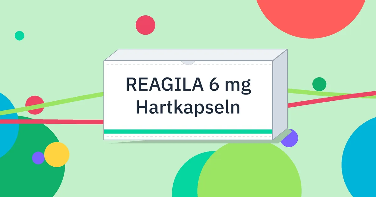 Symbolbild: Packung mit der Aufschrift REAGILA 6 mg Hartkapseln (PZN 14016631) – Verfügbarkeit und Bezug in Apotheken in Frankfurt am Main