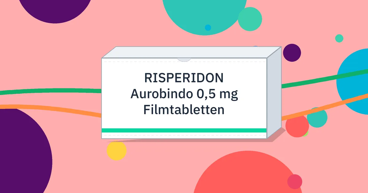 Symbolbild: Packung mit der Aufschrift RISPERIDON Aurobindo 0,5 mg Filmtabletten (PZN 07713393) – Verfügbarkeit und Bezug in Apotheken in Frankfurt am Main