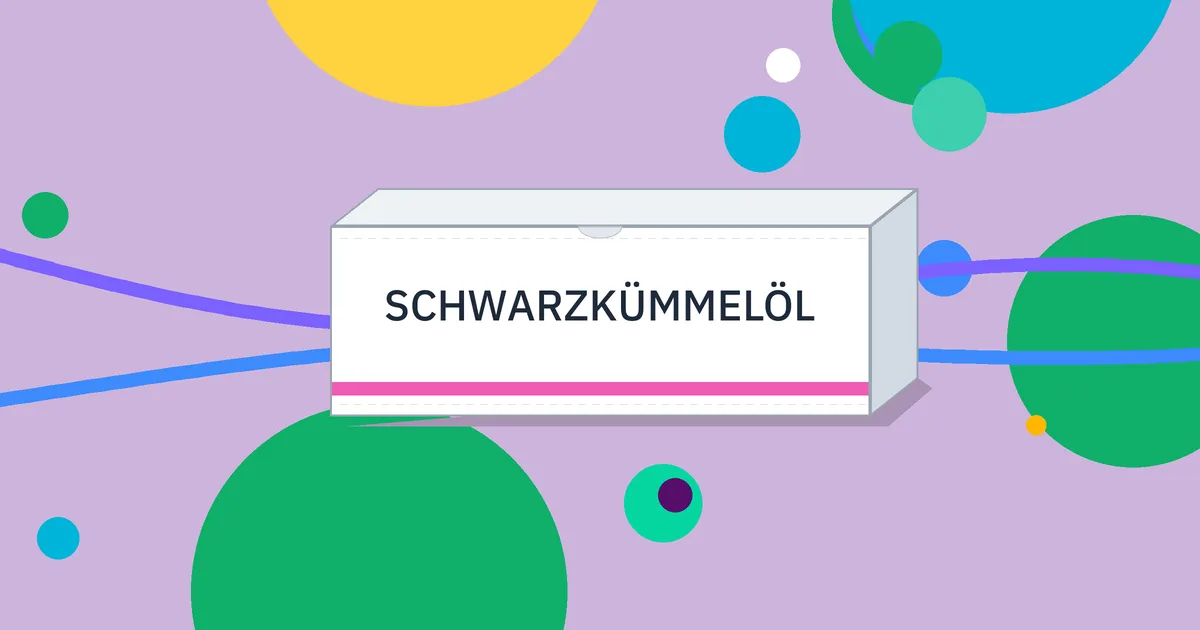 Symbolbild: Packung mit der Aufschrift SCHWARZKÜMMELÖL (PZN 07591665) – Verfügbarkeit und Bezug in Apotheken in Frankfurt am Main