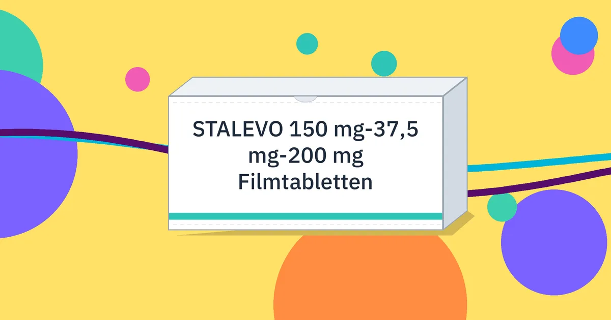 Symbolbild: Packung mit der Aufschrift STALEVO 150 mg-37,5 mg-200 mg Filmtabletten (PZN 17927037) – Verfügbarkeit und Bezug in Apotheken in Frankfurt am Main
