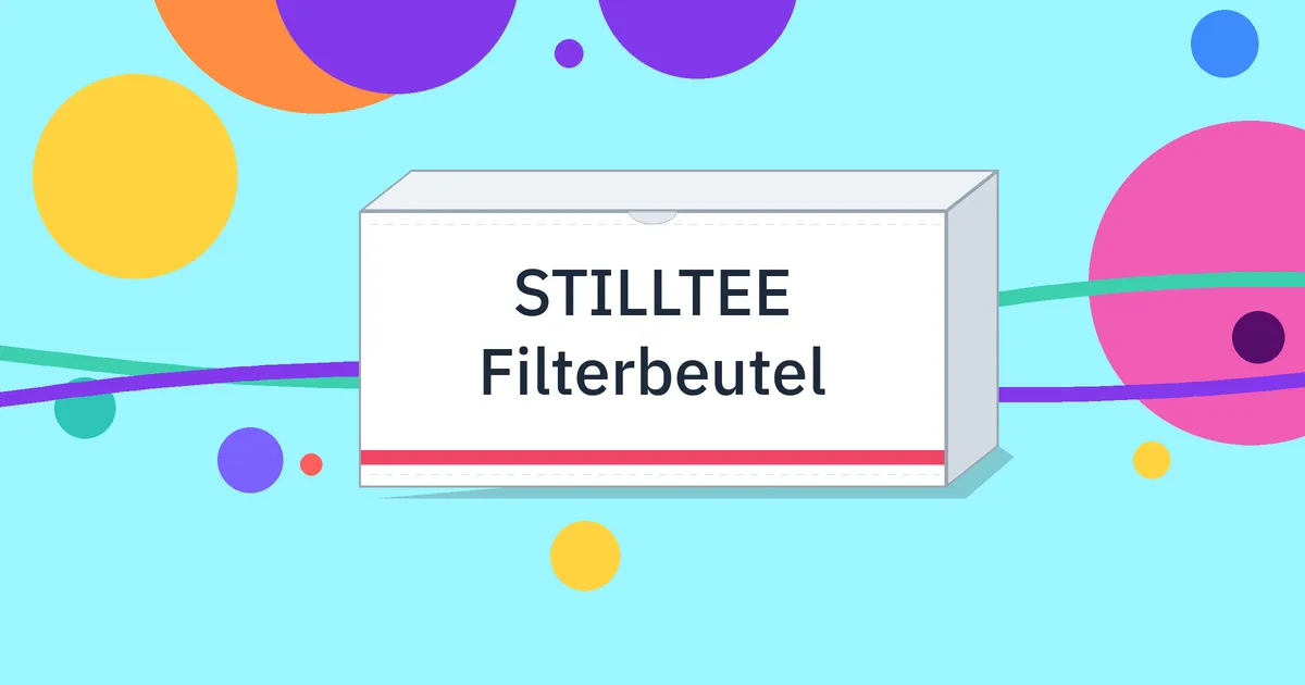 Symbolbild: Packung mit der Aufschrift STILLTEE Filterbeutel (PZN 01245413) – Verfügbarkeit und Bezug in Apotheken in Frankfurt am Main