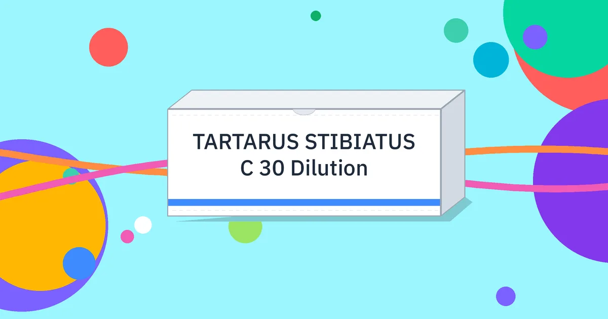 Symbolbild: Packung mit der Aufschrift TARTARUS STIBIATUS C 30 Dilution (PZN 07181861) – Verfügbarkeit und Bezug in Apotheken in Frankfurt am Main