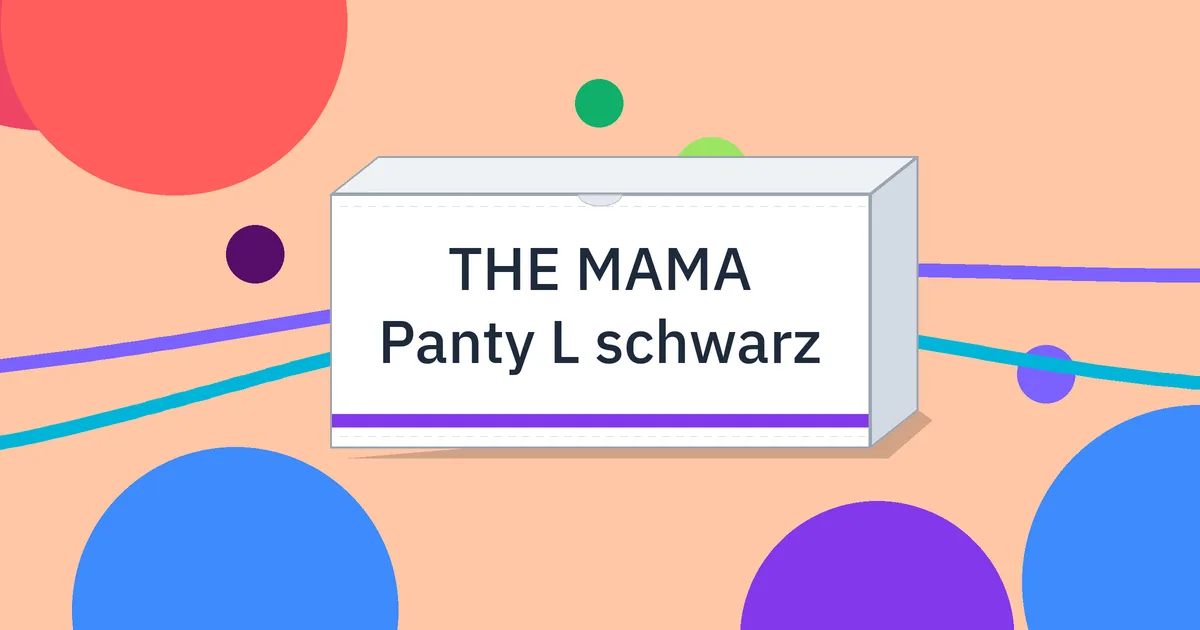Symbolbild: Packung mit der Aufschrift THE MAMA Panty L schwarz (PZN 19706292) – Verfügbarkeit und Bezug in Apotheken in Frankfurt am Main