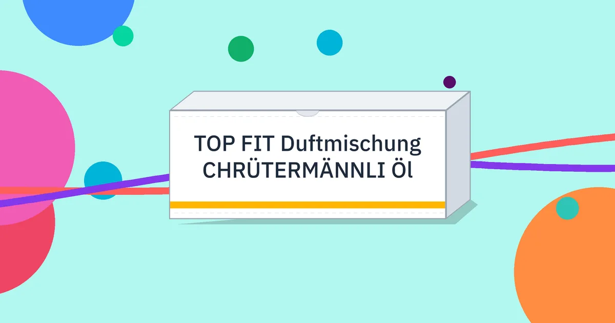 Symbolbild: Packung mit der Aufschrift TOP FIT Duftmischung CHRÜTERMÄNNLI Öl (PZN 07197891) – Verfügbarkeit und Bezug in Apotheken in Frankfurt am Main