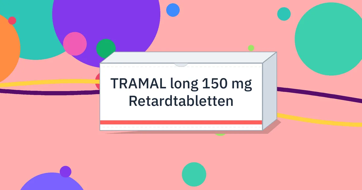 Symbolbild: Packung mit der Aufschrift TRAMAL long 150 mg Retardtabletten (PZN 00955064) – Verfügbarkeit und Bezug in Apotheken in Frankfurt am Main