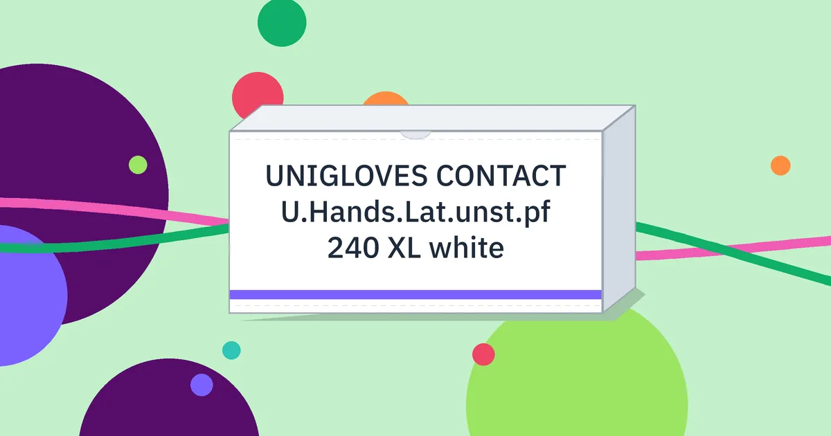 Symbolbild: Packung mit der Aufschrift UNIGLOVES CONTACT U.Hands.Lat.unst.pf 240 XL white (PZN 18100825) – Verfügbarkeit und Bezug in Apotheken in Frankfurt am Main
