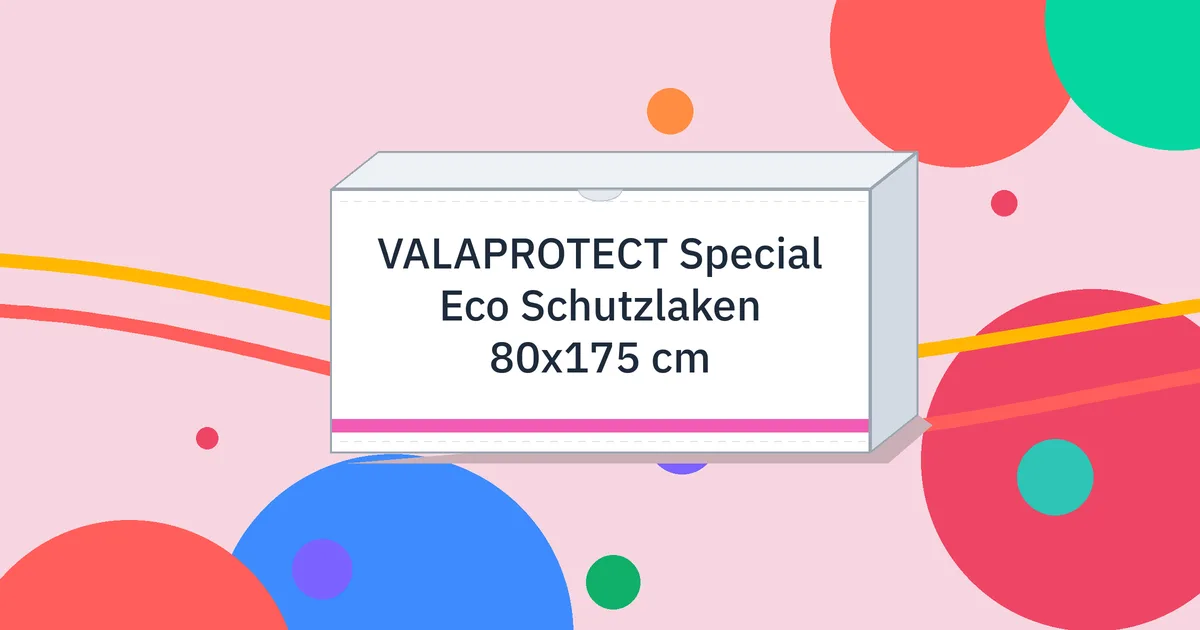 Symbolbild: Packung mit der Aufschrift VALAPROTECT Special Eco Schutzlaken 80x175 cm (PZN 13746190) – Verfügbarkeit und Bezug in Apotheken in Frankfurt am Main