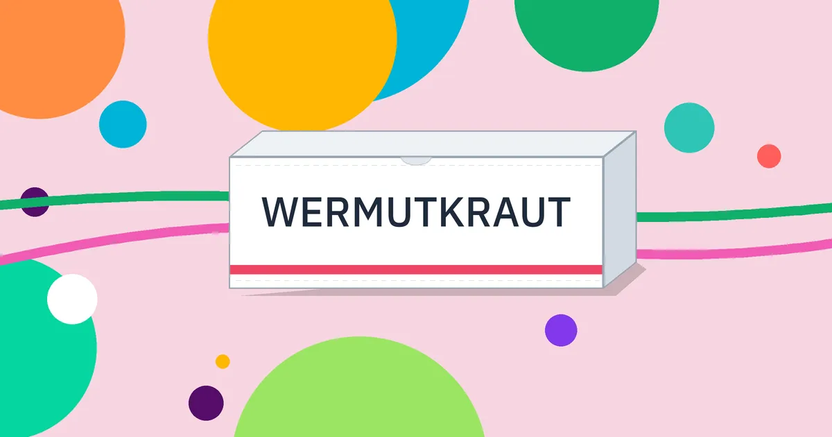 Symbolbild: Packung mit der Aufschrift WERMUTKRAUT (PZN 08466146) – Verfügbarkeit und Bezug in Apotheken in Frankfurt am Main