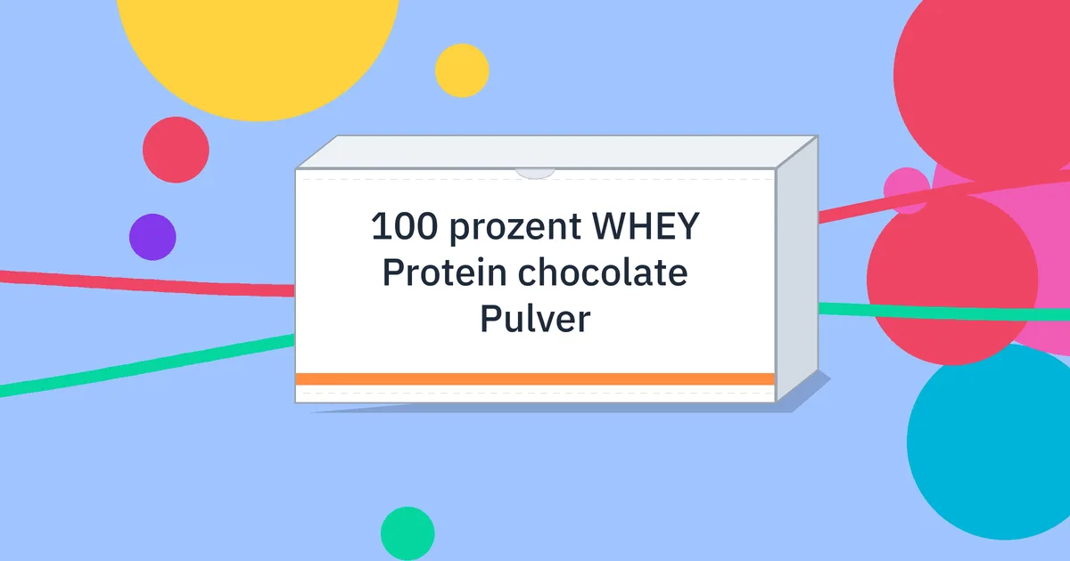 Symbolbild: Packung mit der Aufschrift 100 prozent WHEY Protein chocolate Pulver (PZN 11290337) – Verfügbarkeit und Bezug in Apotheken in Frankfurt am Main