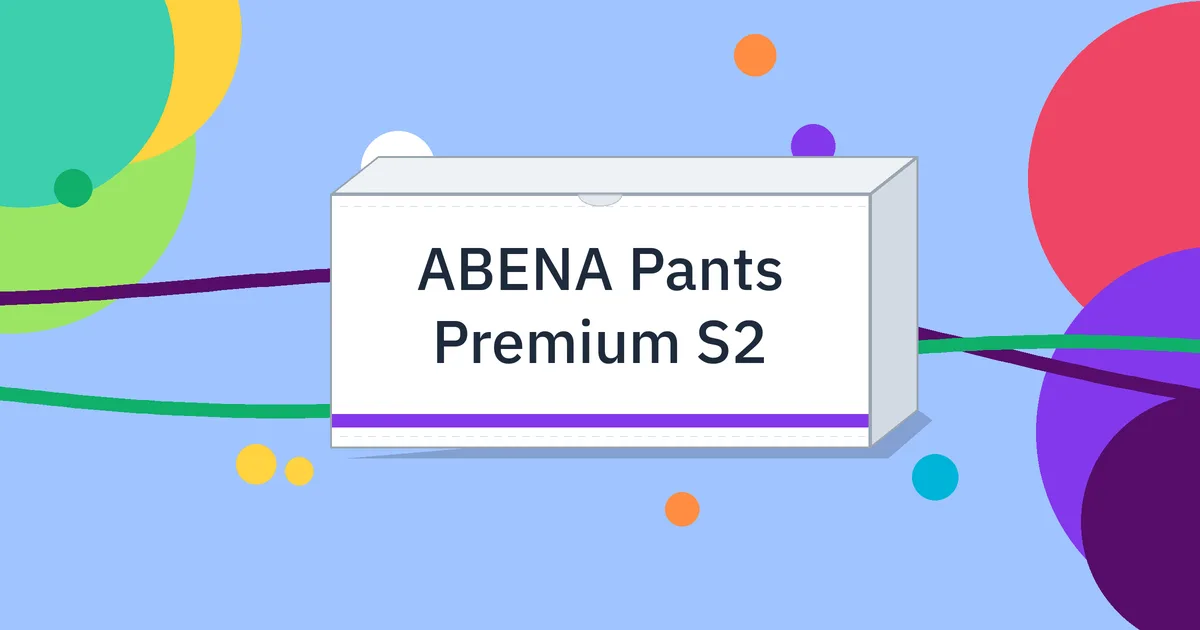 Symbolbild: Packung mit der Aufschrift ABENA Pants Premium S2 (PZN 17457028) – Verfügbarkeit und Bezug in Apotheken in Frankfurt am Main