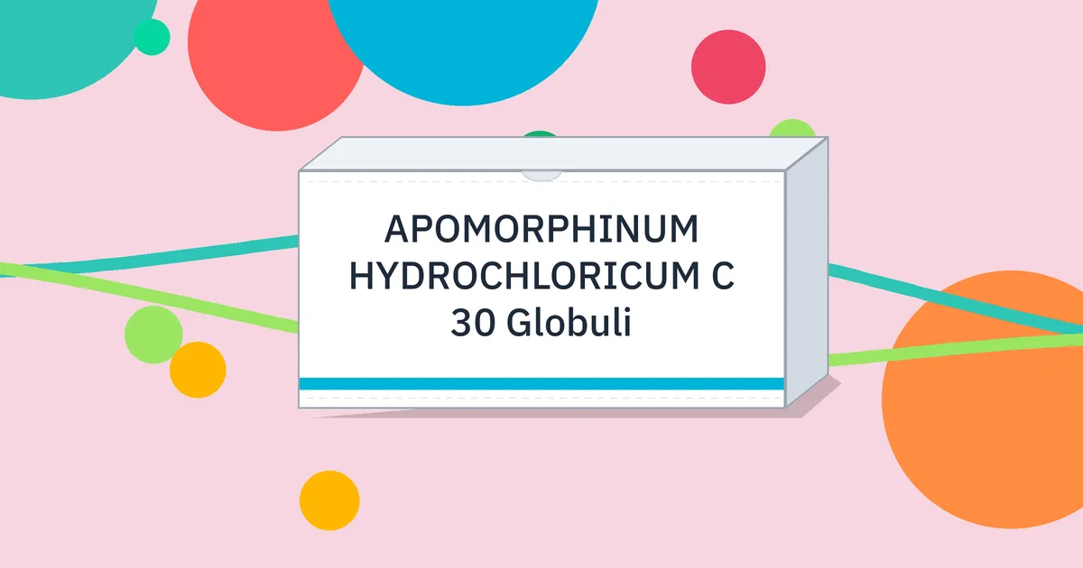 Symbolbild: Packung mit der Aufschrift APOMORPHINUM HYDROCHLORICUM C 30 Globuli (PZN 16689067) – Verfügbarkeit und Bezug in Apotheken in Frankfurt am Main