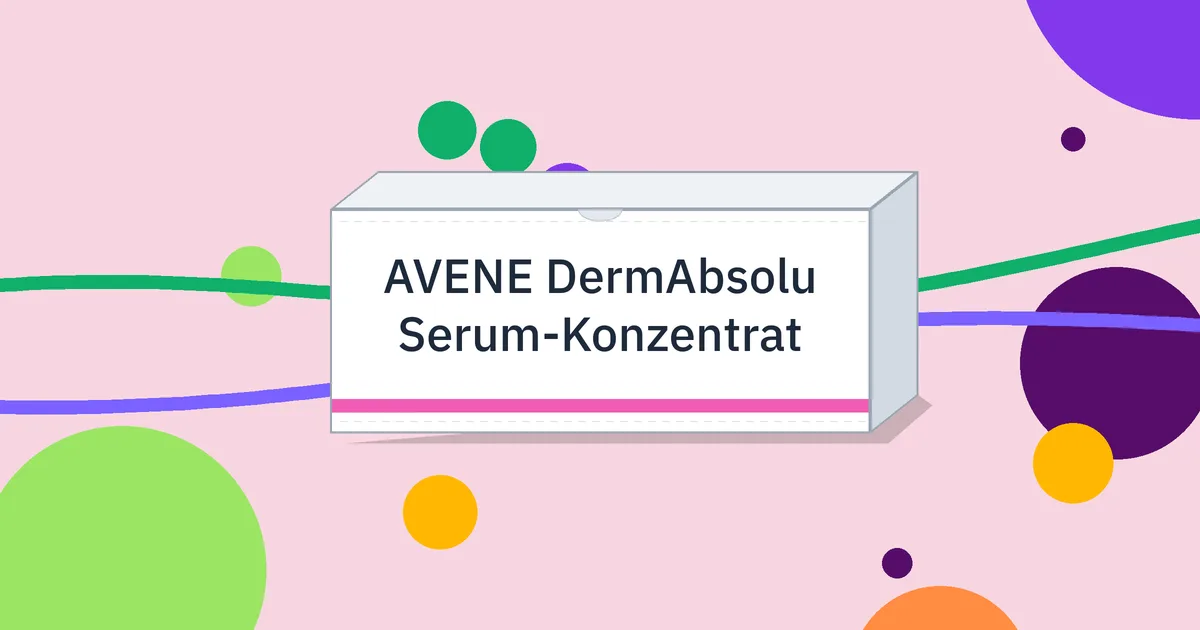 Symbolbild: Packung mit der Aufschrift AVENE DermAbsolu Serum-Konzentrat (PZN 18889095) – Verfügbarkeit und Bezug in Apotheken in Frankfurt am Main