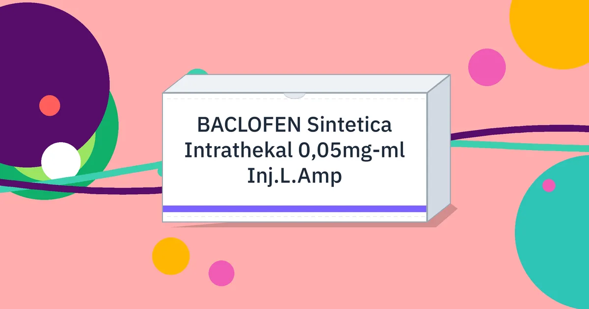 Symbolbild: Packung mit der Aufschrift BACLOFEN Sintetica Intrathekal 0,05mg-ml Inj.L.Amp (PZN 16731148) – Verfügbarkeit und Bezug in Apotheken in Frankfurt am Main