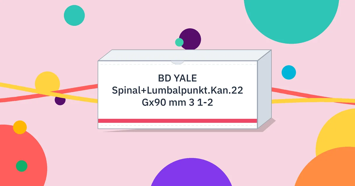 Symbolbild: Packung mit der Aufschrift BD YALE Spinal+Lumbalpunkt.Kan.22 Gx90 mm 3 1-2 (PZN 07545866) – Verfügbarkeit und Bezug in Apotheken in Frankfurt am Main