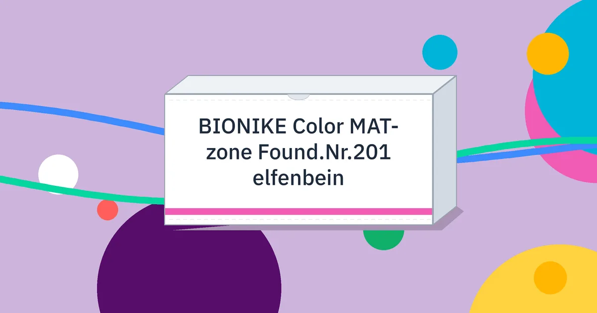 Symbolbild: Packung mit der Aufschrift BIONIKE Color MAT-zone Found.Nr.201 elfenbein (PZN 12606400) – Verfügbarkeit und Bezug in Apotheken in Frankfurt am Main