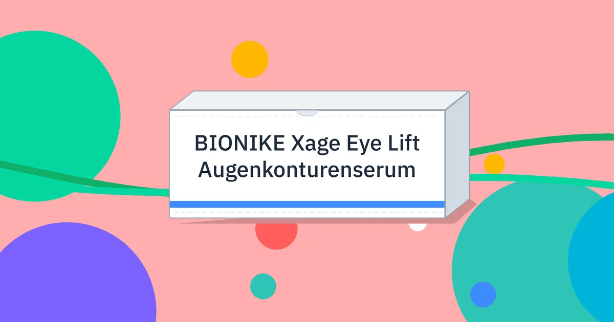 Symbolbild: Packung mit der Aufschrift BIONIKE Xage Eye Lift Augenkonturenserum (PZN 13751676) – Verfügbarkeit und Bezug in Apotheken in Frankfurt am Main