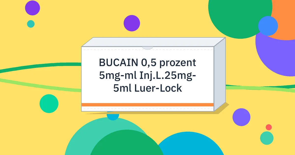 Symbolbild: Packung mit der Aufschrift BUCAIN 0,5 prozent 5mg-ml Inj.L.25mg-5ml Luer-Lock (PZN 11353641) – Verfügbarkeit und Bezug in Apotheken in Frankfurt am Main