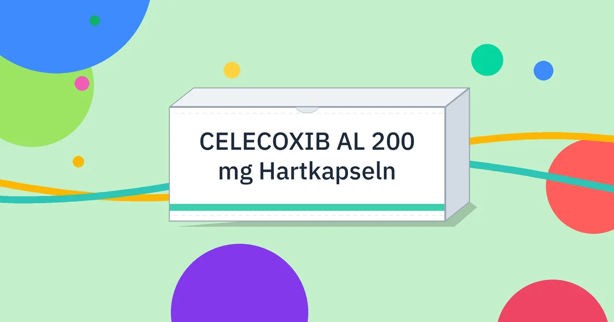 Symbolbild: Packung mit der Aufschrift CELECOXIB AL 200 mg Hartkapseln (PZN 10320800) – Verfügbarkeit und Bezug in Apotheken in Frankfurt am Main