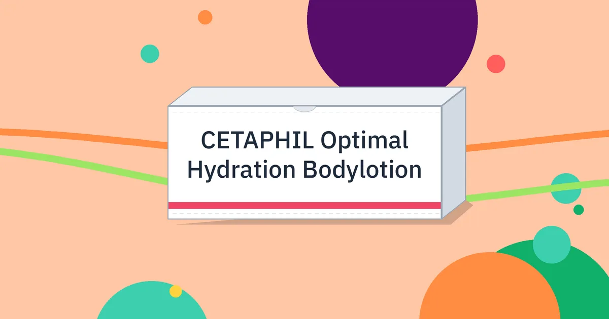 Symbolbild: Packung mit der Aufschrift CETAPHIL Optimal Hydration Bodylotion (PZN 17259162) – Verfügbarkeit und Bezug in Apotheken in Frankfurt am Main
