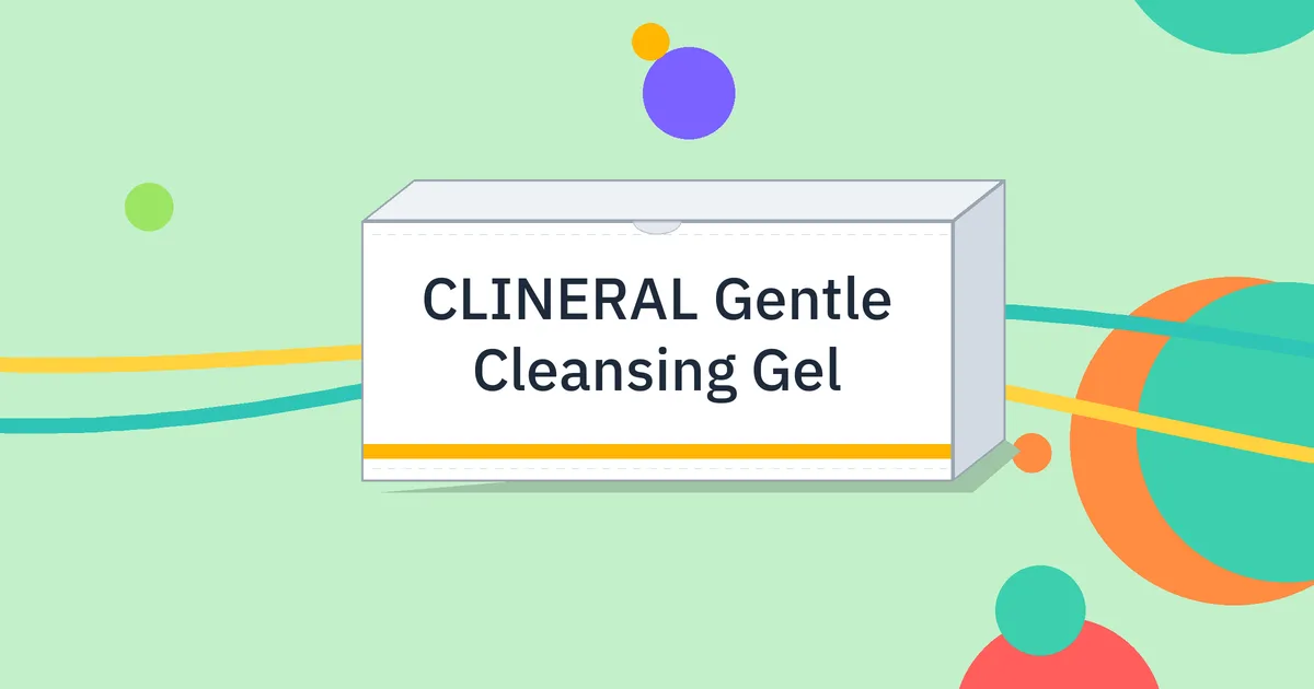 Symbolbild: Packung mit der Aufschrift CLINERAL Gentle Cleansing Gel (PZN 15391615) – Verfügbarkeit und Bezug in Apotheken in Frankfurt am Main