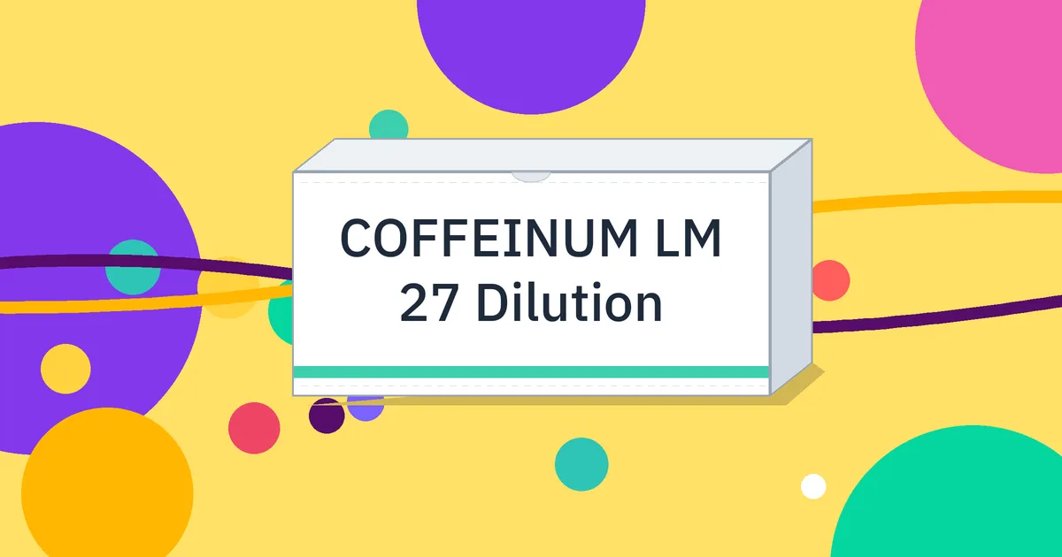 Symbolbild: Packung mit der Aufschrift COFFEINUM LM 27 Dilution (PZN 12831924) – Verfügbarkeit und Bezug in Apotheken in Frankfurt am Main