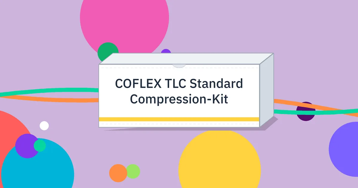 Symbolbild: Packung mit der Aufschrift COFLEX TLC Standard Compression-Kit (PZN 17558634) – Verfügbarkeit und Bezug in Apotheken in Frankfurt am Main