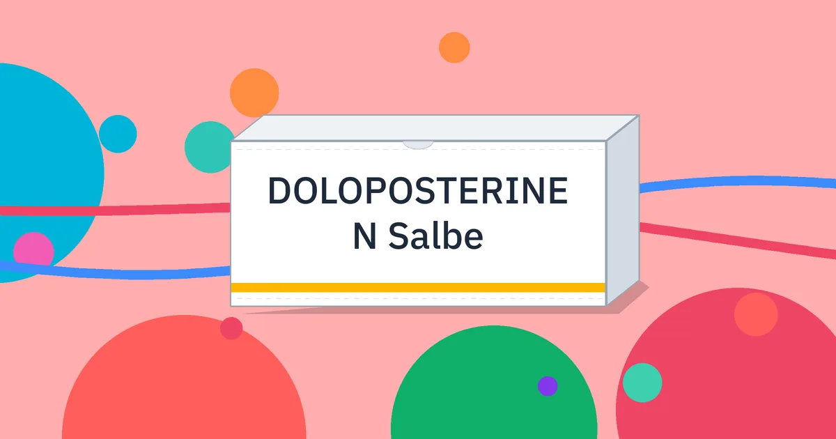 Symbolbild: Packung mit der Aufschrift DOLOPOSTERINE N Salbe (PZN 04800915) – Verfügbarkeit und Bezug in Apotheken in Frankfurt am Main