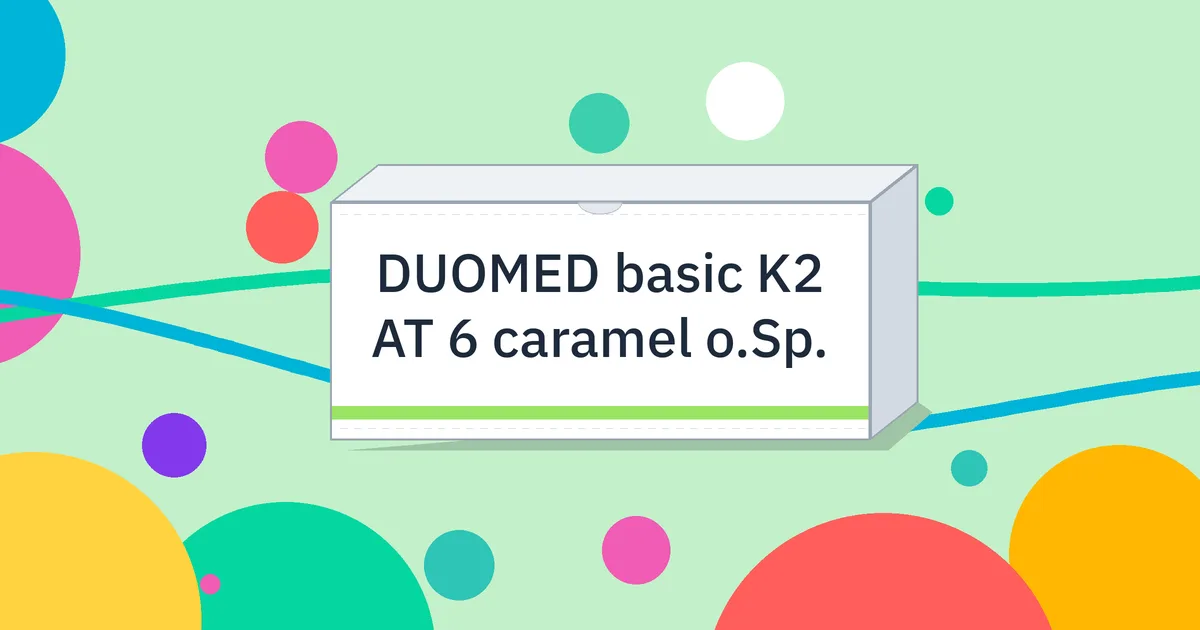 Symbolbild: Packung mit der Aufschrift DUOMED basic K2 AT 6 caramel o.Sp. (PZN 20905944) – Verfügbarkeit und Bezug in Apotheken in Frankfurt am Main