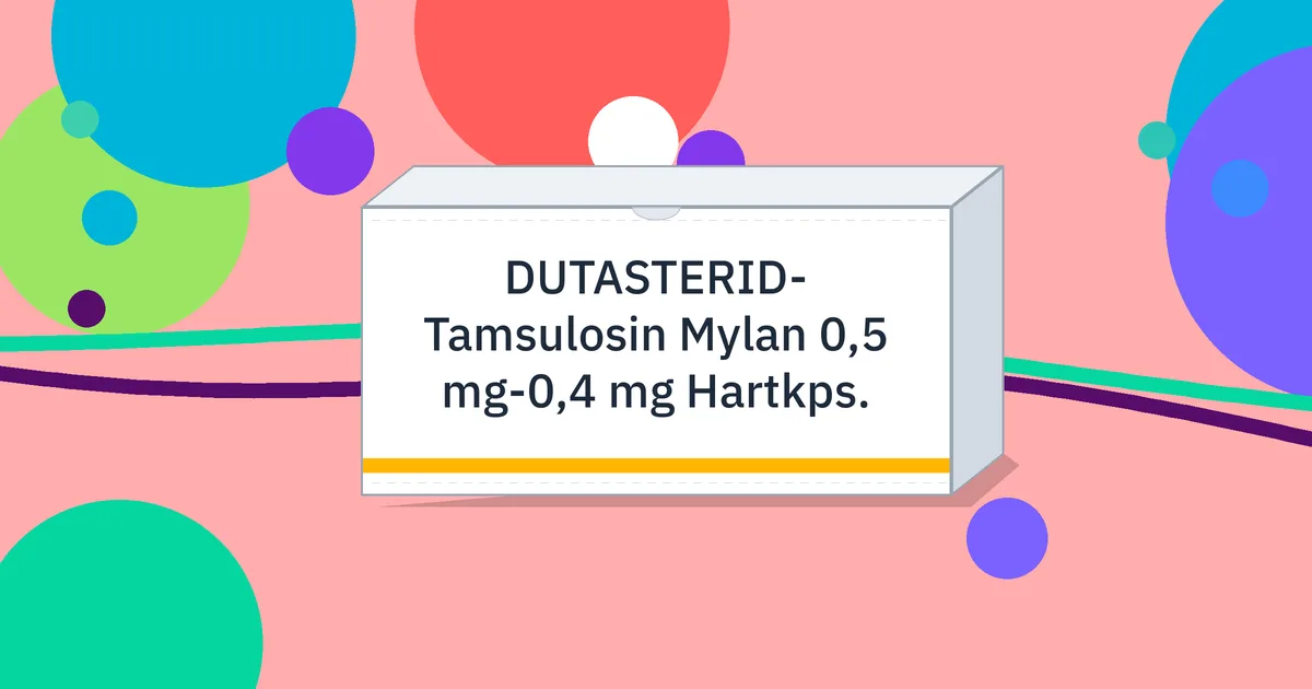 Symbolbild: Packung mit der Aufschrift DUTASTERID-Tamsulosin Mylan 0,5 mg-0,4 mg Hartkps. (PZN 16218801) – Verfügbarkeit und Bezug in Apotheken in Frankfurt am Main