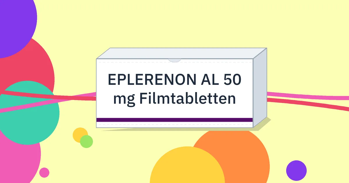 Symbolbild: Packung mit der Aufschrift EPLERENON AL 50 mg Filmtabletten (PZN 10810154) – Verfügbarkeit und Bezug in Apotheken in Frankfurt am Main