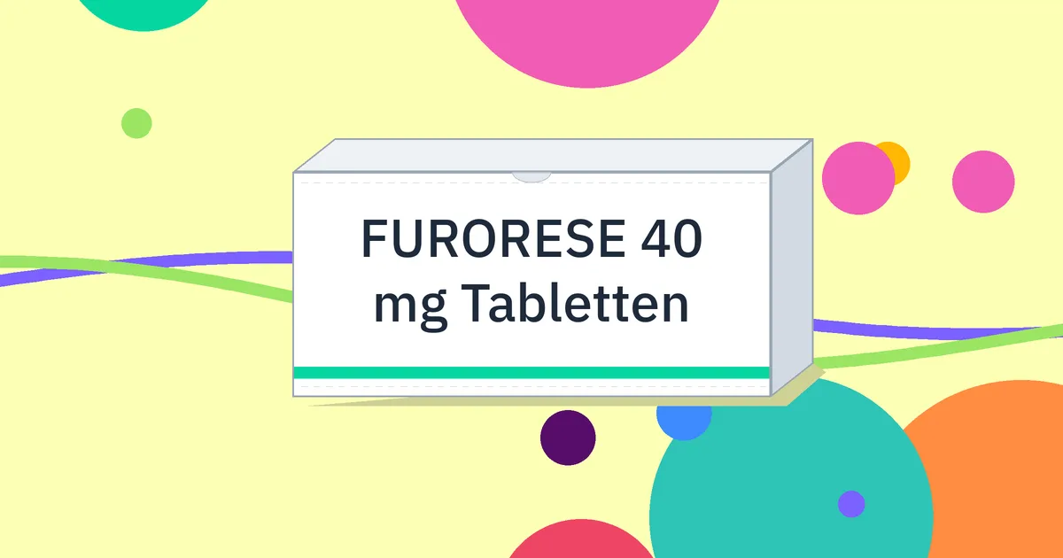 Symbolbild: Packung mit der Aufschrift FURORESE 40 mg Tabletten (PZN 03126612) – Verfügbarkeit und Bezug in Apotheken in Frankfurt am Main