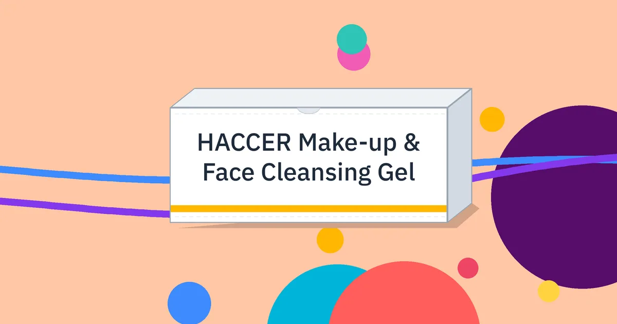 Symbolbild: Packung mit der Aufschrift HACCER Make-up & Face Cleansing Gel (PZN 13502602) – Verfügbarkeit und Bezug in Apotheken in Frankfurt am Main