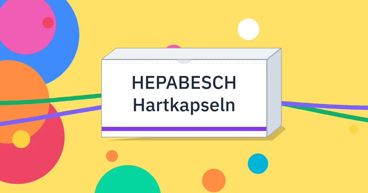 Symbolbild: Packung mit der Aufschrift HEPABESCH Hartkapseln (PZN 04411421) – Verfügbarkeit und Bezug in Apotheken in Frankfurt am Main