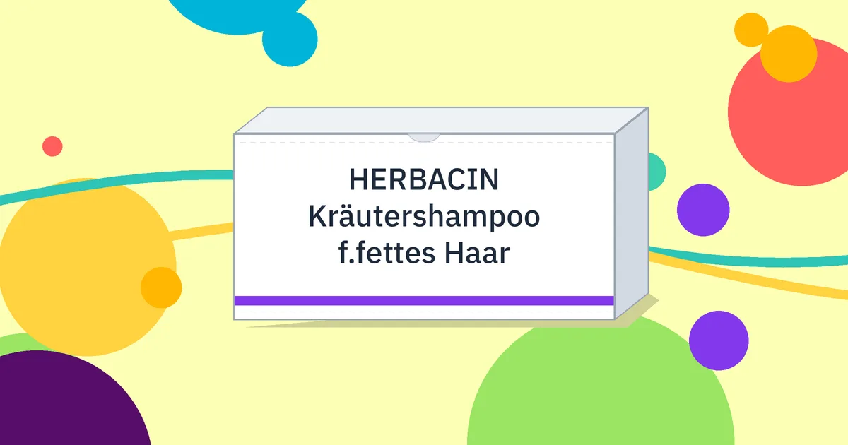 Symbolbild: Packung mit der Aufschrift HERBACIN Kräutershampoo f.fettes Haar (PZN 01363213) – Verfügbarkeit und Bezug in Apotheken in Frankfurt am Main