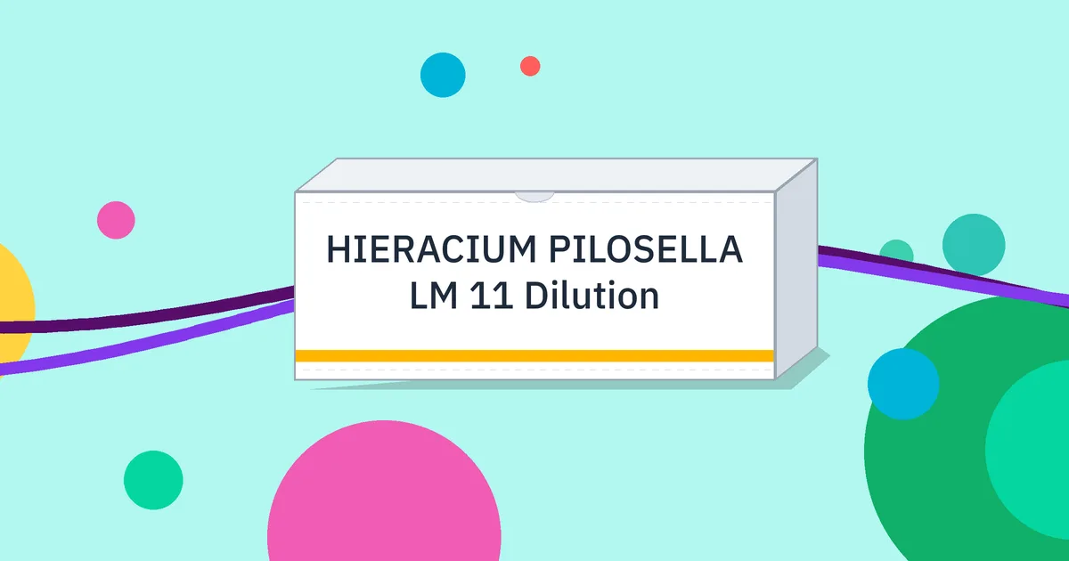 Symbolbild: Packung mit der Aufschrift HIERACIUM PILOSELLA LM 11 Dilution (PZN 13553479) – Verfügbarkeit und Bezug in Apotheken in Frankfurt am Main