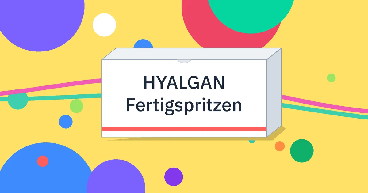 Symbolbild: Packung mit der Aufschrift HYALGAN Fertigspritzen (PZN 01135015) – Verfügbarkeit und Bezug in Apotheken in Frankfurt am Main