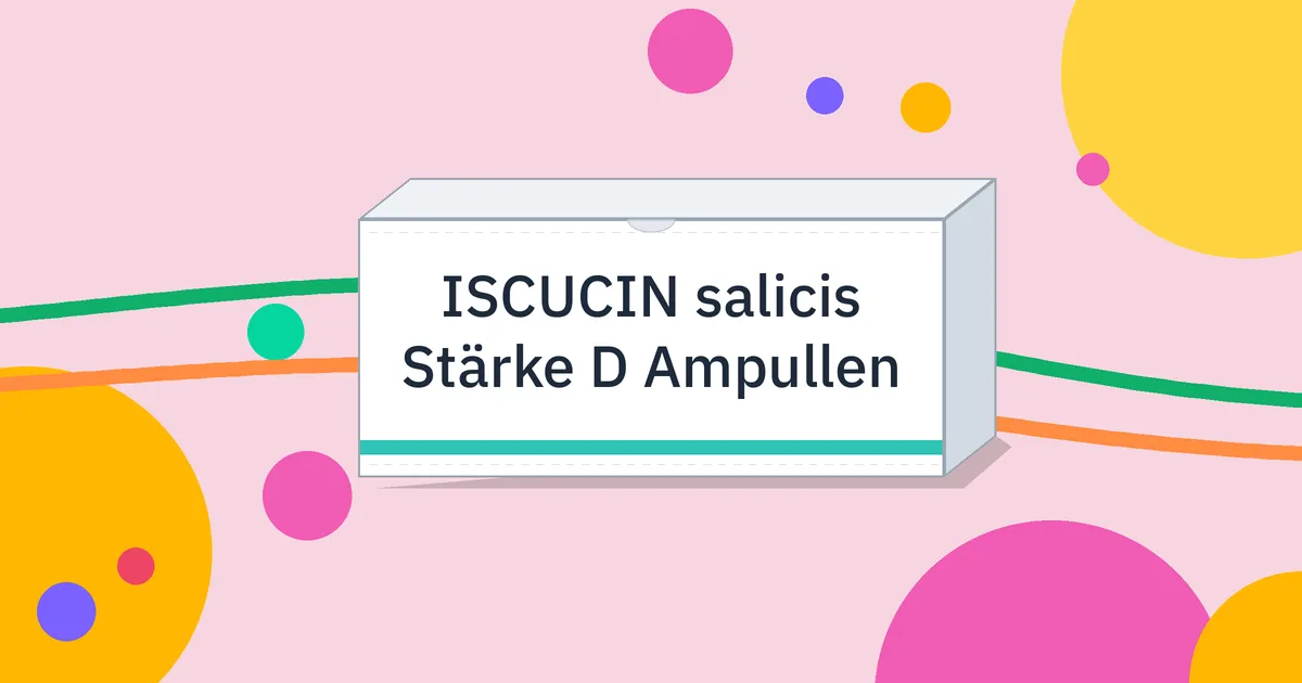 Symbolbild: Packung mit der Aufschrift ISCUCIN salicis Stärke D Ampullen (PZN 03083529) – Verfügbarkeit und Bezug in Apotheken in Frankfurt am Main