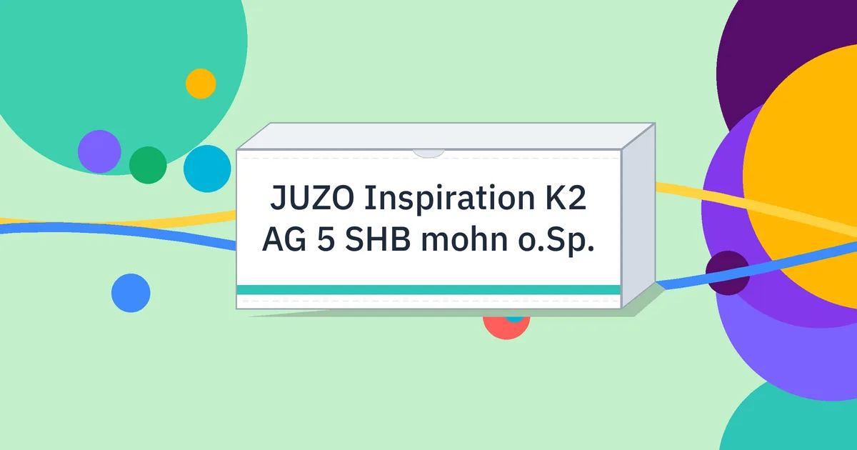 Symbolbild: Packung mit der Aufschrift JUZO Inspiration K2 AG 5 SHB mohn o.Sp. (PZN 14918428) – Verfügbarkeit und Bezug in Apotheken in Frankfurt am Main
