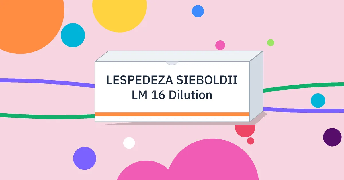 Symbolbild: Packung mit der Aufschrift LESPEDEZA SIEBOLDII LM 16 Dilution (PZN 13527826) – Verfügbarkeit und Bezug in Apotheken in Frankfurt am Main