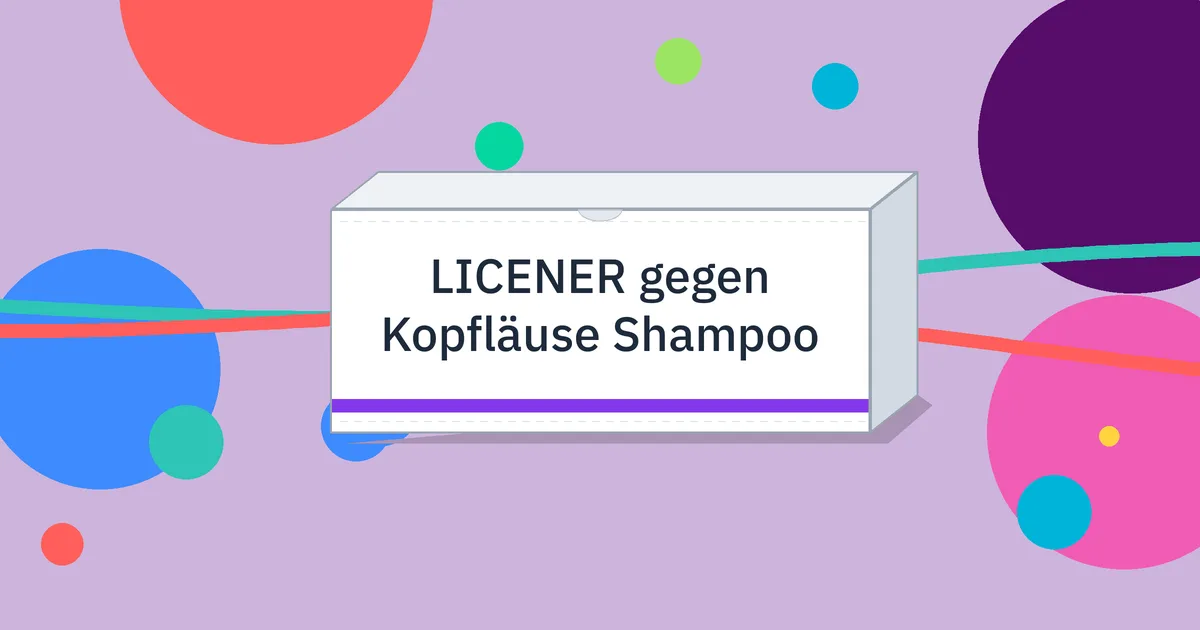 Symbolbild: Packung mit der Aufschrift LICENER gegen Kopfläuse Shampoo (PZN 10049013) – Verfügbarkeit und Bezug in Apotheken in Frankfurt am Main