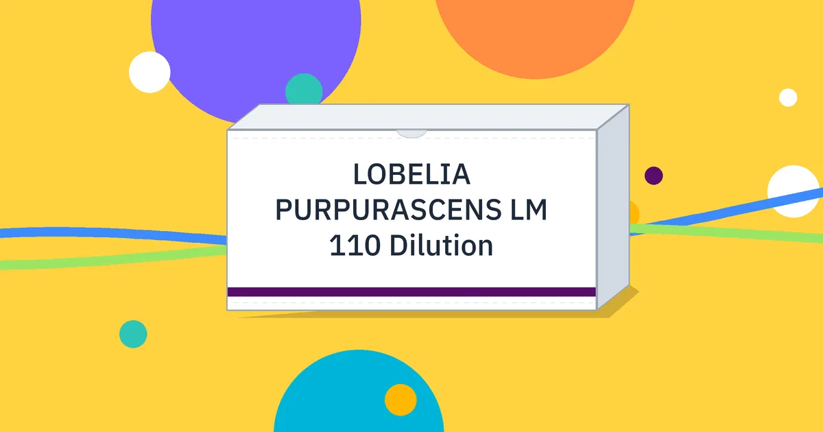 Symbolbild: Packung mit der Aufschrift LOBELIA PURPURASCENS LM 110 Dilution (PZN 13534602) – Verfügbarkeit und Bezug in Apotheken in Frankfurt am Main