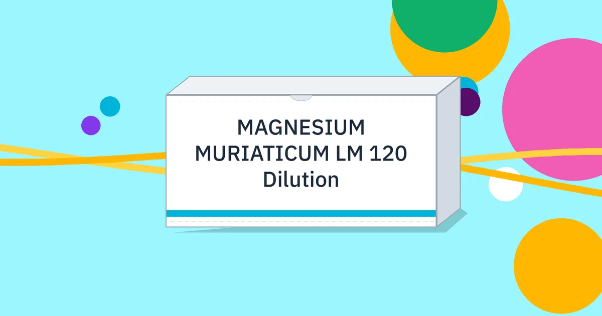 Symbolbild: Packung mit der Aufschrift MAGNESIUM MURIATICUM LM 120 Dilution (PZN 12939113) – Verfügbarkeit und Bezug in Apotheken in Frankfurt am Main