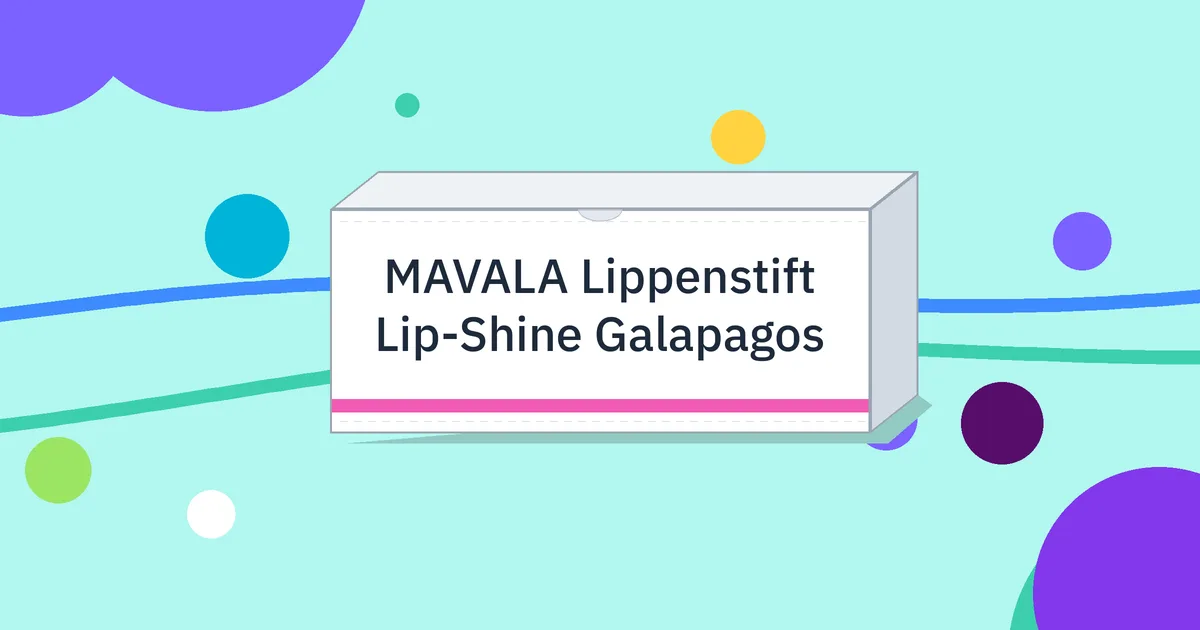 Symbolbild: Packung mit der Aufschrift MAVALA Lippenstift Lip-Shine Galapagos (PZN 20467390) – Verfügbarkeit und Bezug in Apotheken in Frankfurt am Main