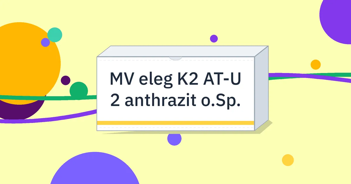 Symbolbild: Packung mit der Aufschrift MV eleg K2 AT-U 2 anthrazit o.Sp. (PZN 00643241) – Verfügbarkeit und Bezug in Apotheken in Frankfurt am Main