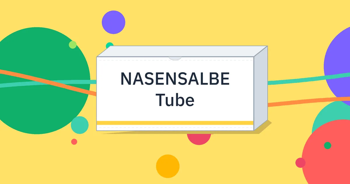Symbolbild: Packung mit der Aufschrift NASENSALBE Tube (PZN 10420016) – Verfügbarkeit und Bezug in Apotheken in Frankfurt am Main